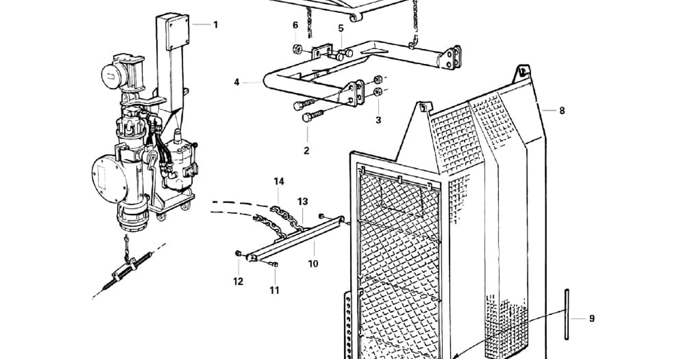 Complete Beam Alimak Raise Climber Parts